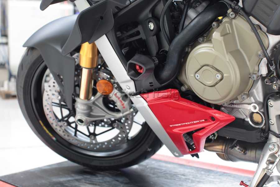 Antishock frame sliders for Ducati Streetfighter V4 S
